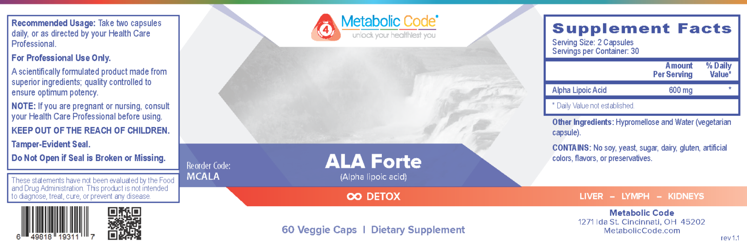 ALA Forté | Metabolic Code