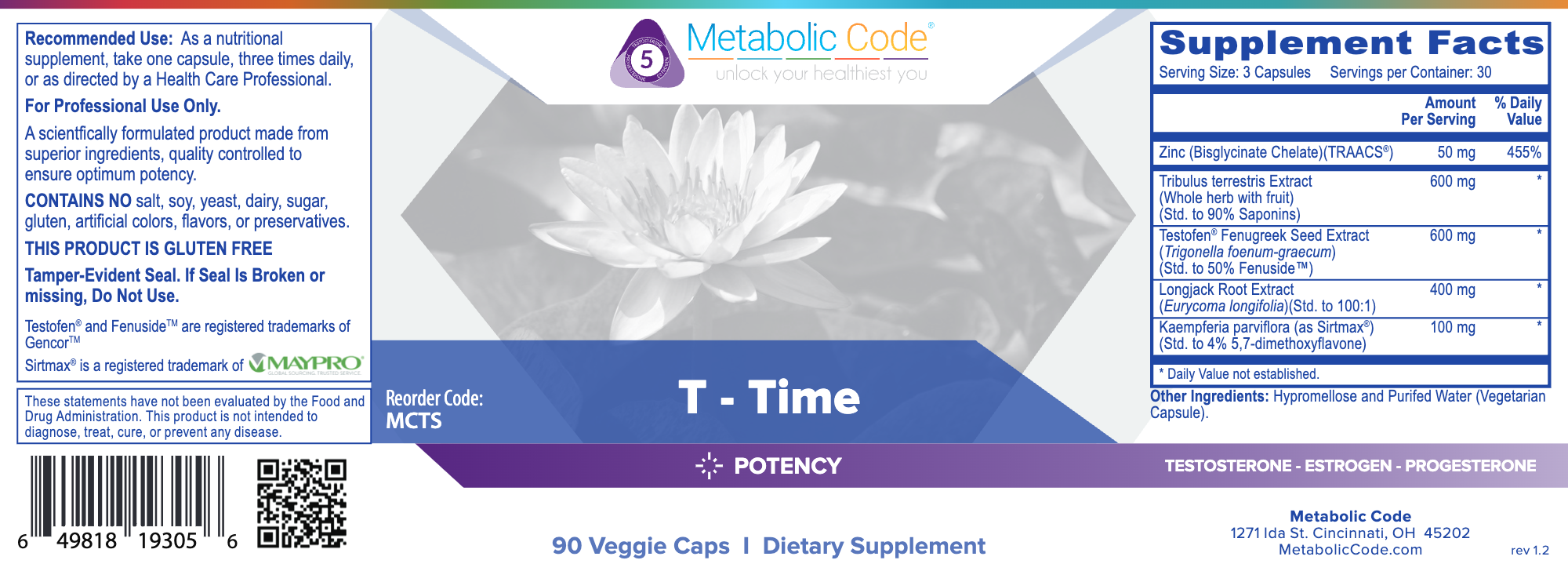 T-Time | Metabolic Code