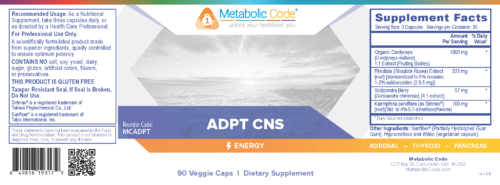 Adpt-CNS | Metabolic Code