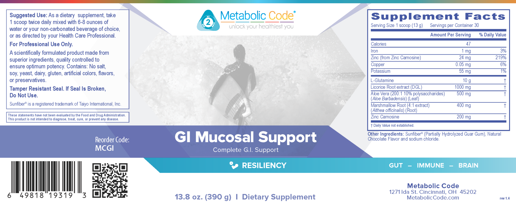 GI Mucosal Support | Metabolic Code